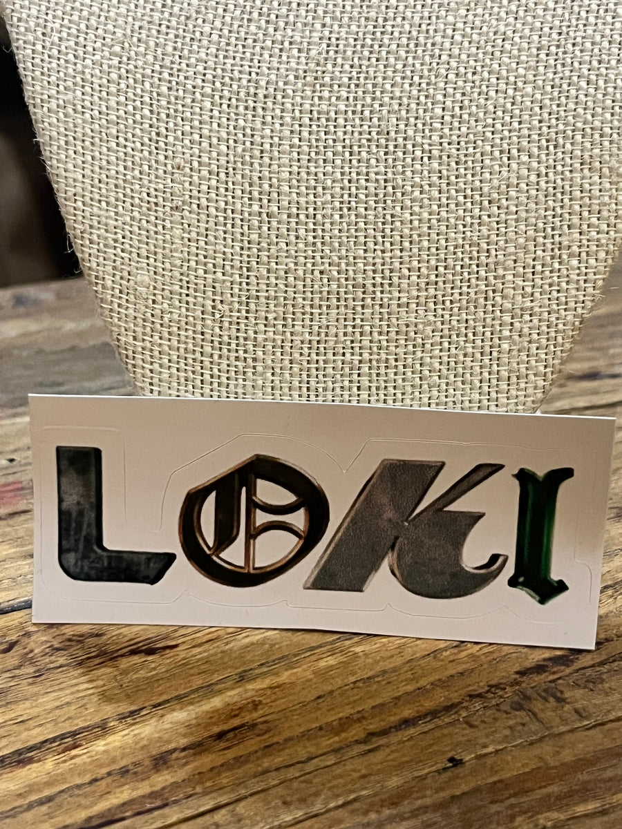 Loki Sticker – TheWoodburyShoppe
